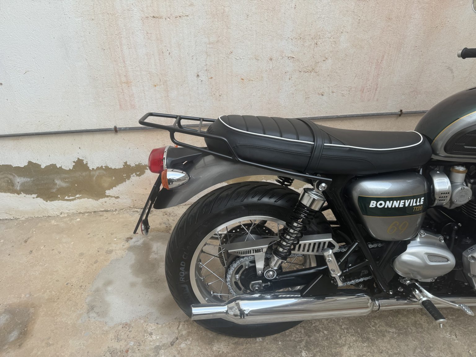 Full set Rear luggage carrier and racks for saddlebags Triumph ...