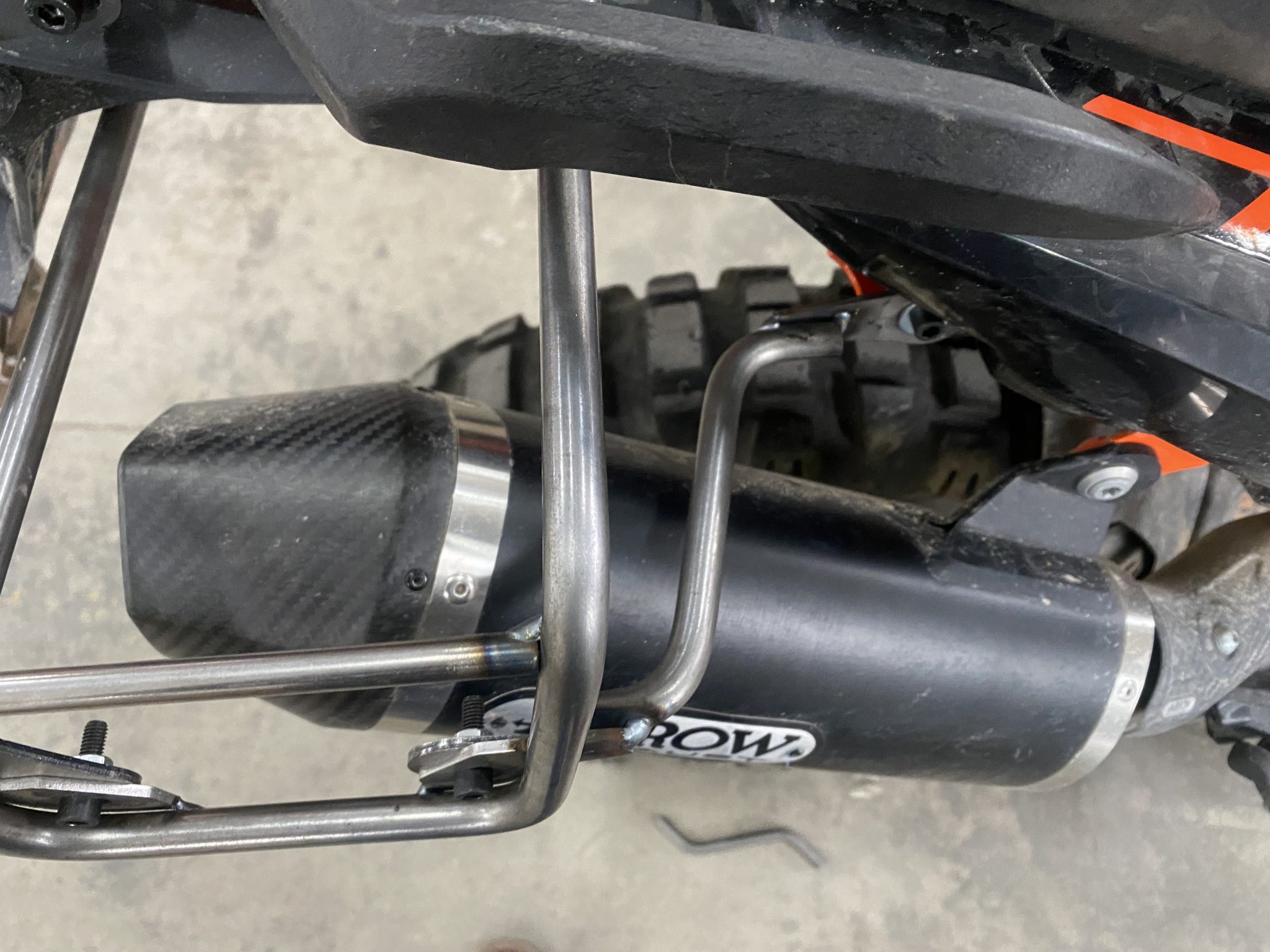 Full set Rear luggage rack and racks for saddlebags for KTM 790/890 Adv ...
