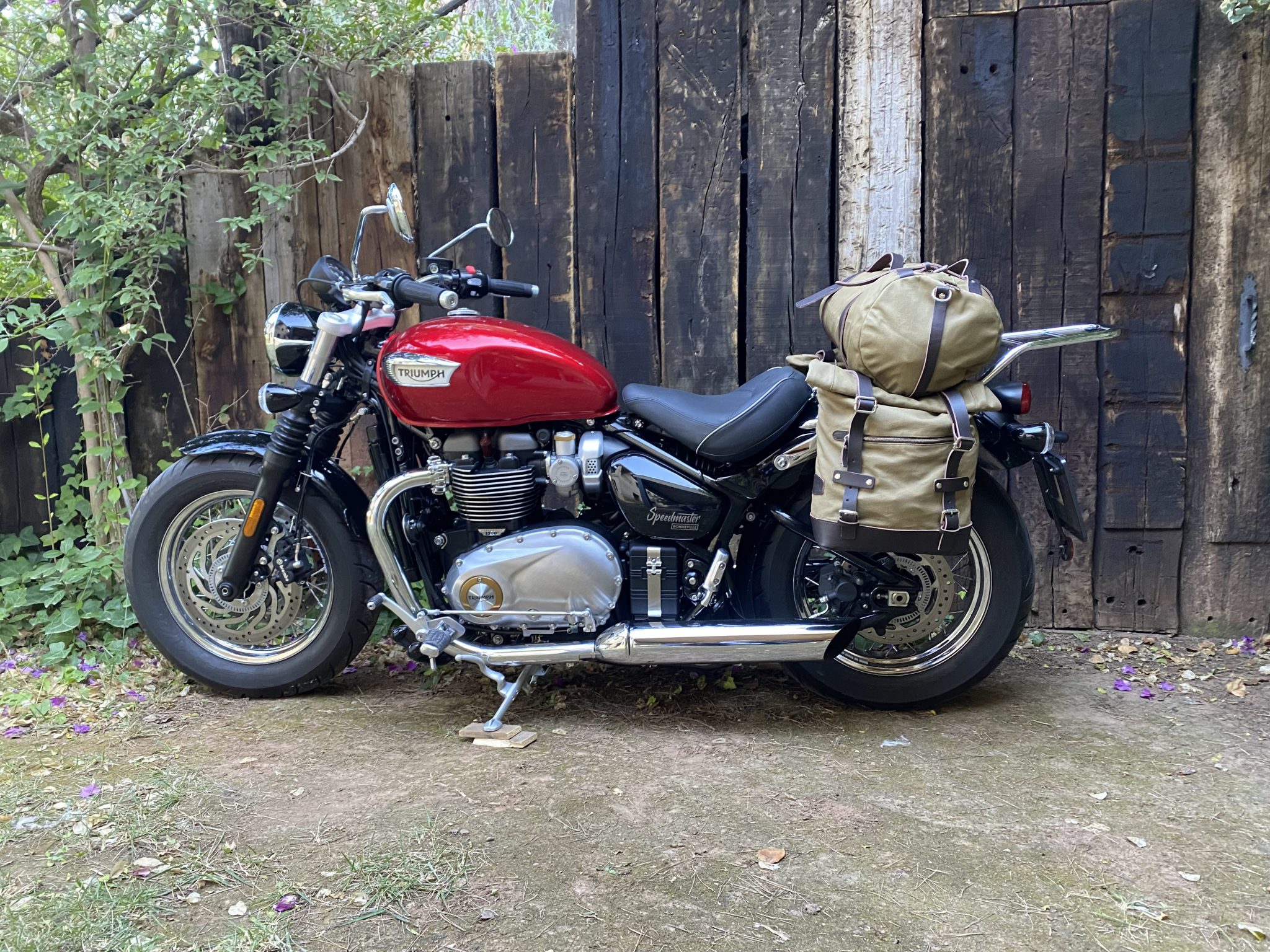 Saddlebag support Triumph Speedmaster Chrome - La Poderosa Goods ...