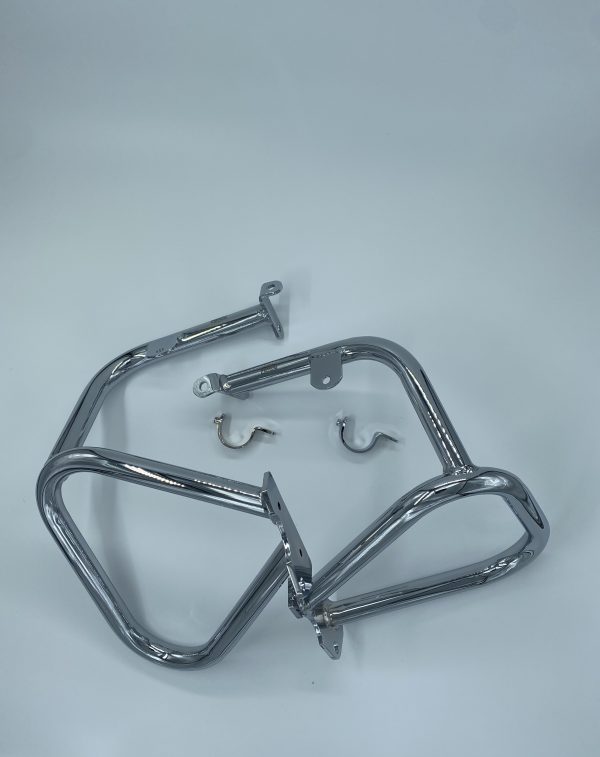 Bmw Airhead crash bar chrome - La Poderosa Goods - Saddlebags, Luggage ...