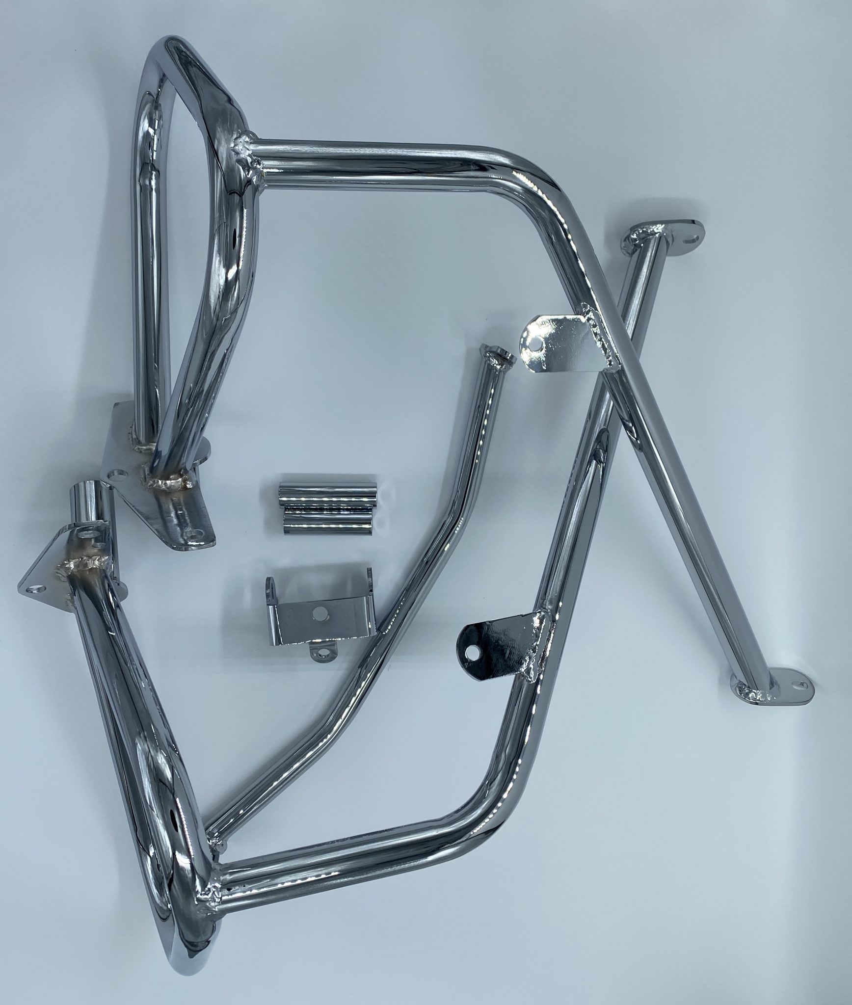 Bmw R18 crash bar chrome black Gigi Krauser Style - La Poderosa Goods ...