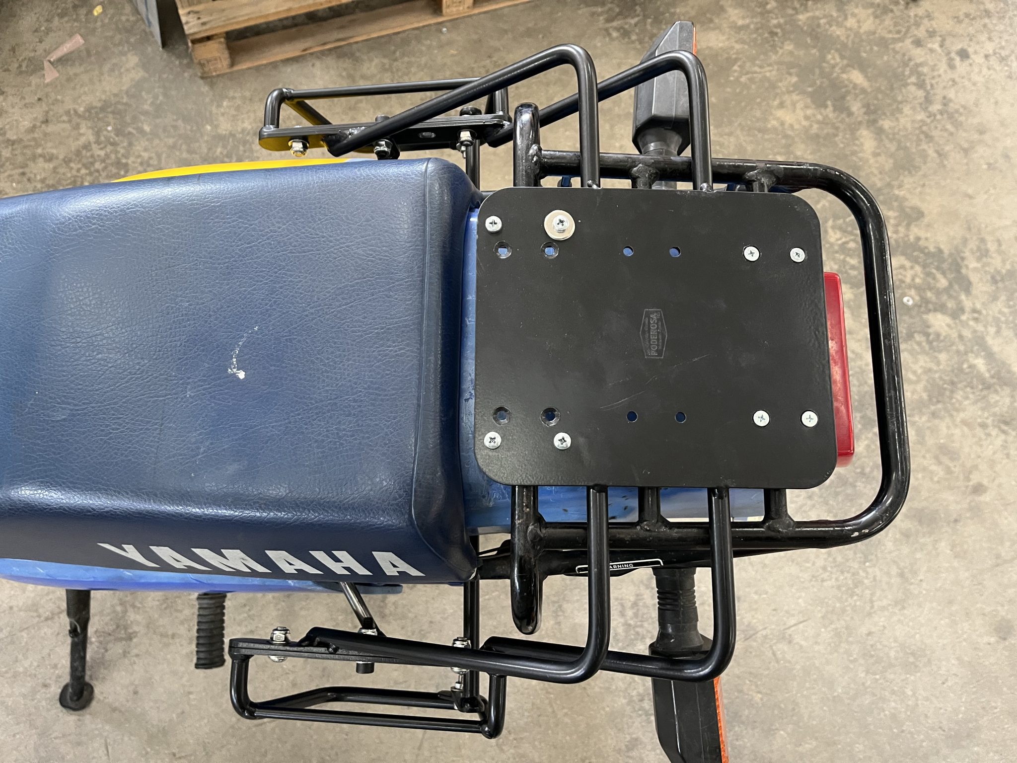 Saddlebag racks Yamaha XT600Z Tenere 1VJ satin black - La Poderosa ...