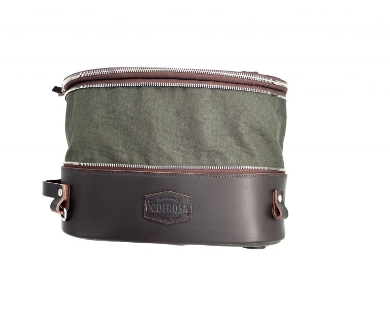 Fez 19L tank bag new model with magnets Picual green / dark brown ...
