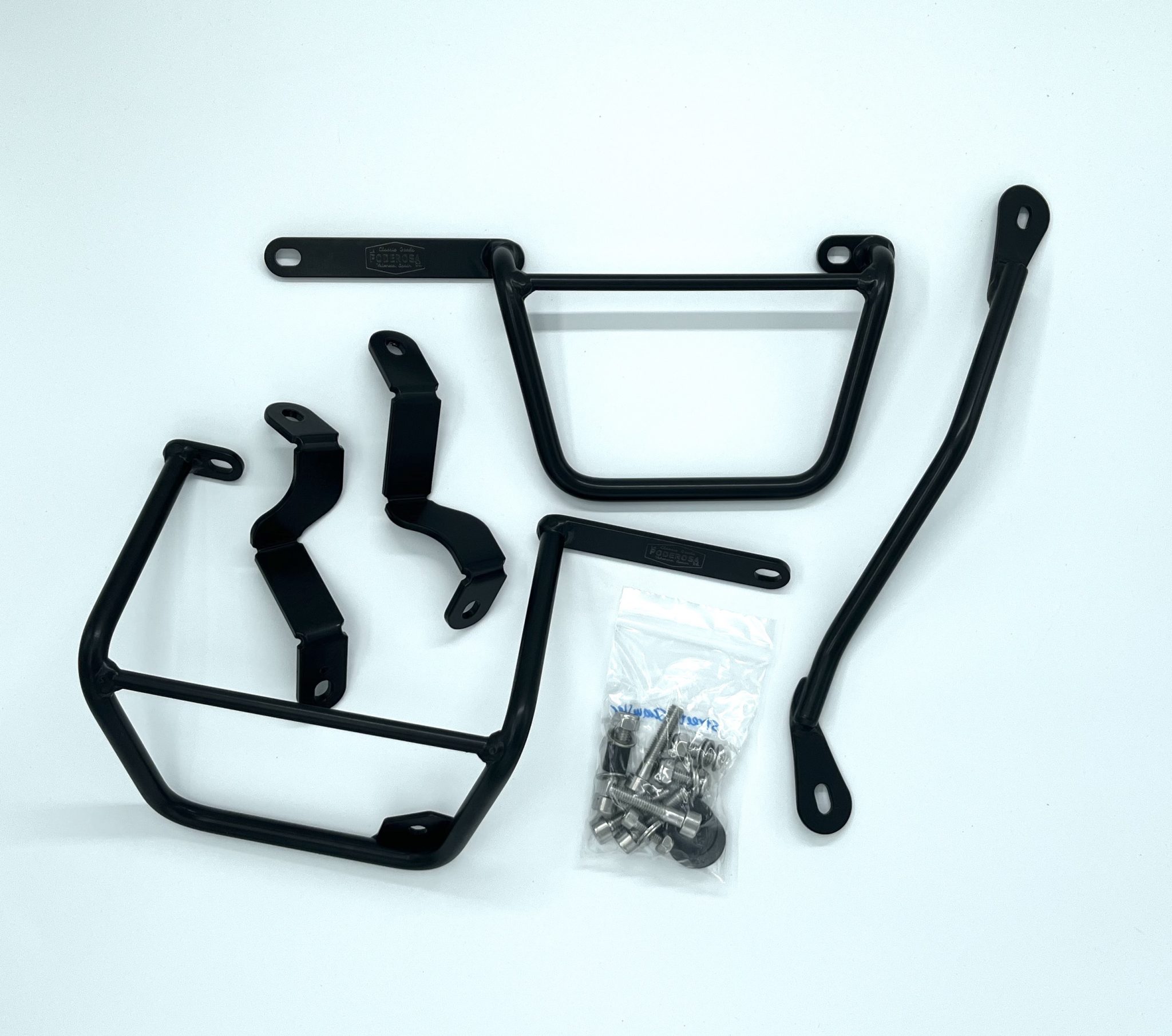 Full set Rear luggage carrier and racks for saddlebags Triumph Street ...