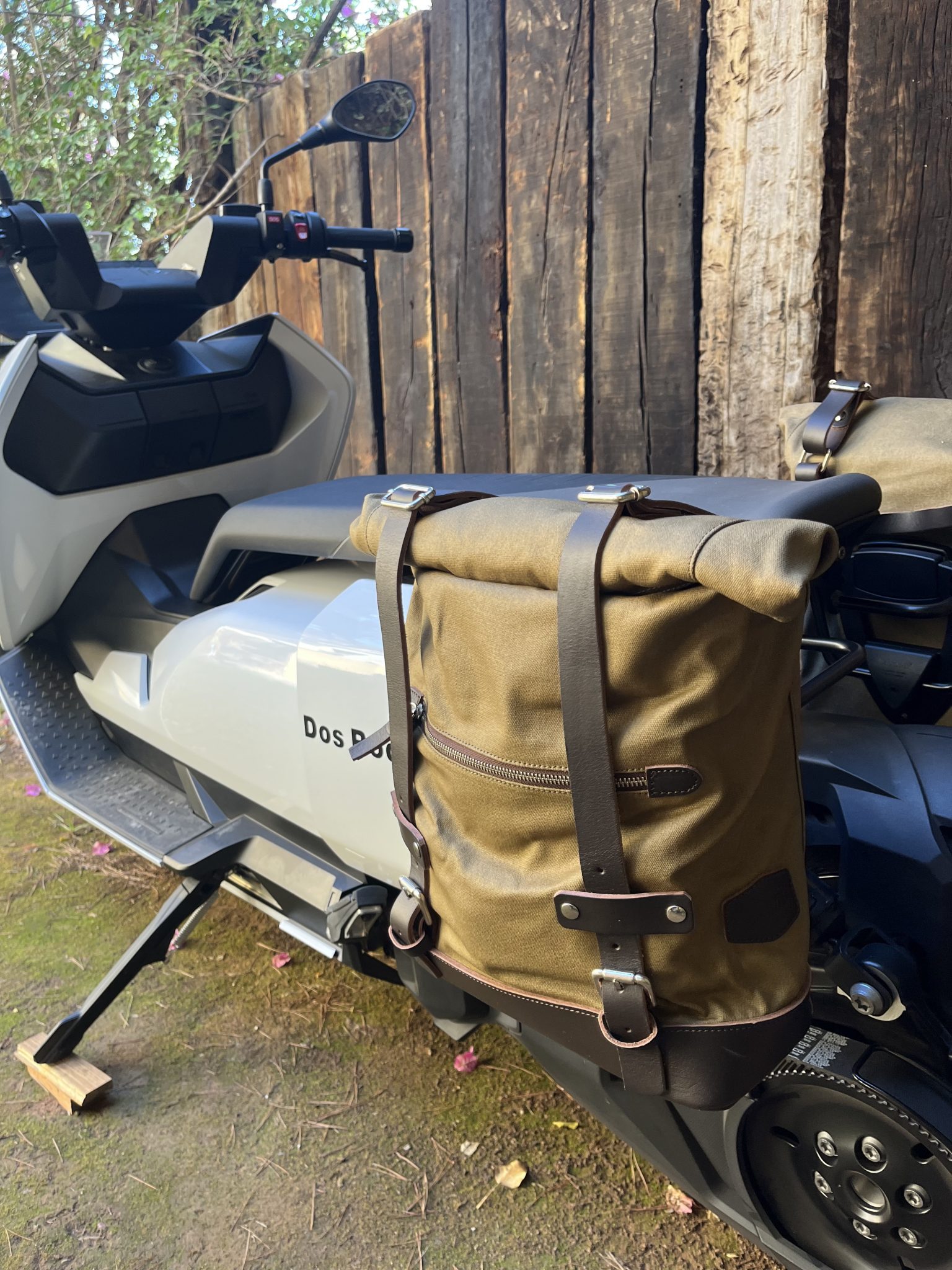Full set Rear luggage carrier and racks for saddlebags Bmw CE 04 satin ...