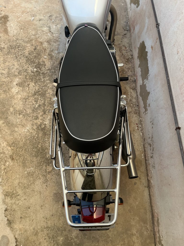 Full set Rear luggage carrier and racks chrome for saddlebags BSA ...