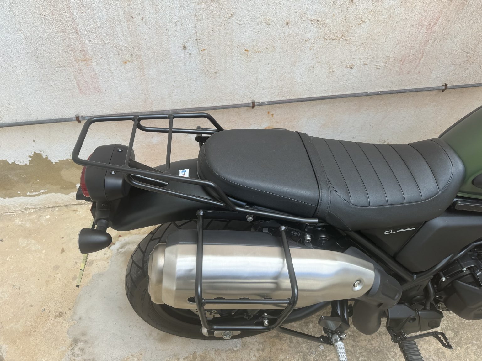 Full set Rear luggage carrier and racks for saddlebags Honda CL500 ...