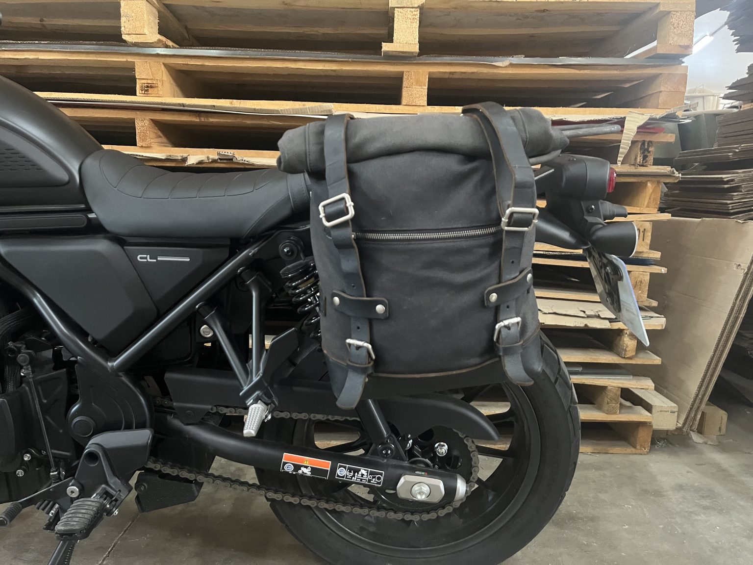 Full set Rear luggage carrier and racks for saddlebags Honda CL500 ...