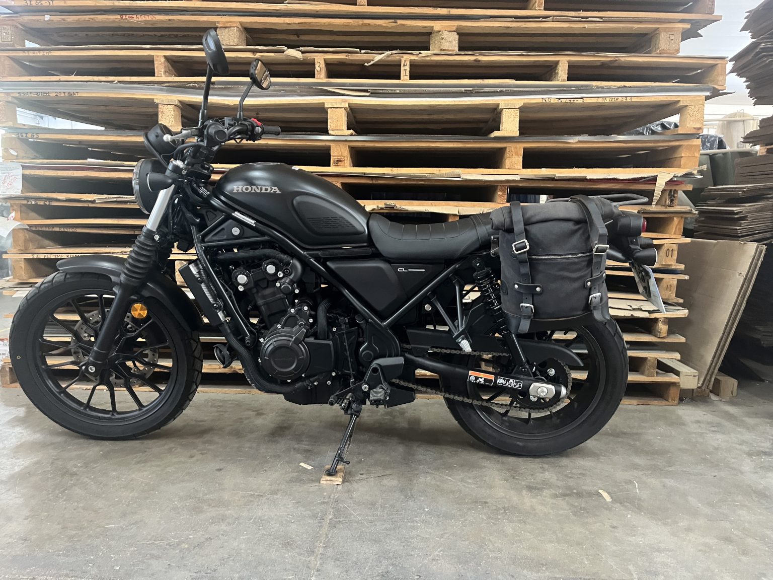 Full set Rear luggage carrier and racks for saddlebags Honda CL500 ...