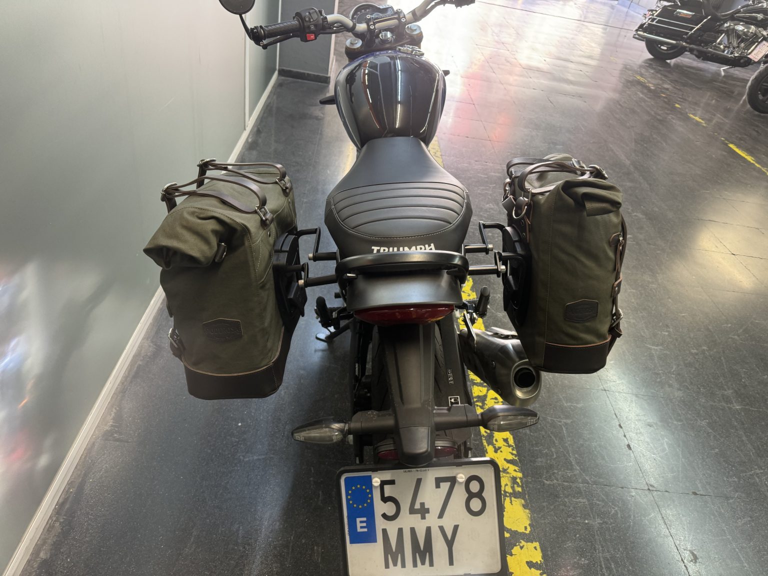 Saddlebag support Triumph Speed 400 Satin Black (both sides) - La ...