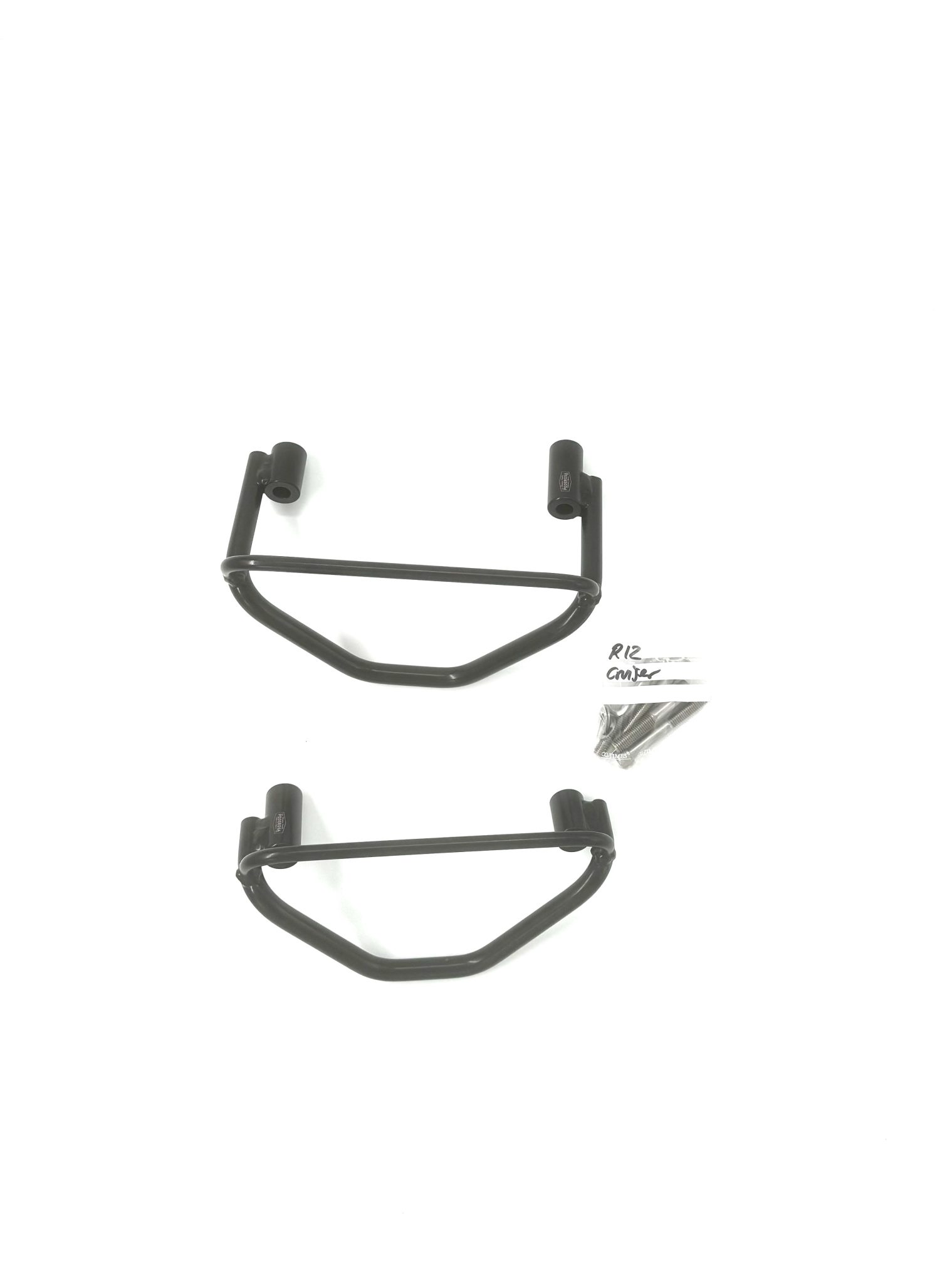 Saddlebag rack double (Both Sides) BMW R12 Cruiser - Satin Black - La ...