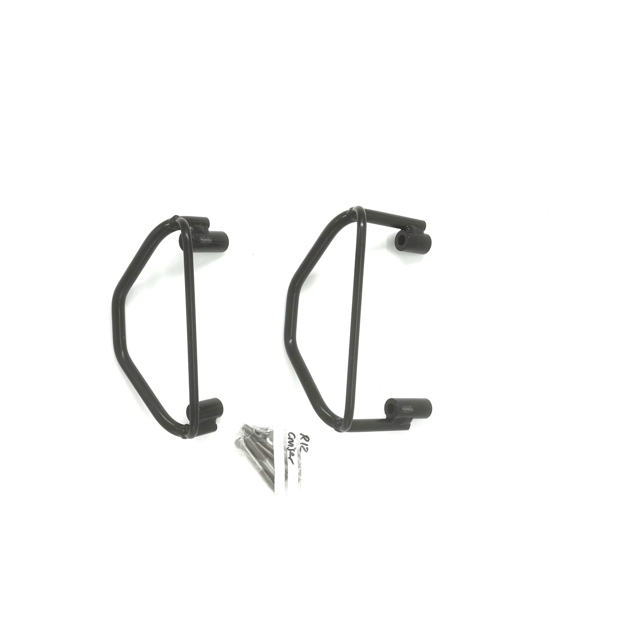 Saddlebag rack double (Both Sides) BMW R12 Cruiser - Satin Black - La ...