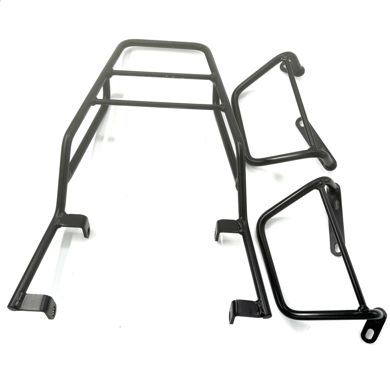 Full set Rear luggage carrier and racks for saddlebags Triumph 400X ...