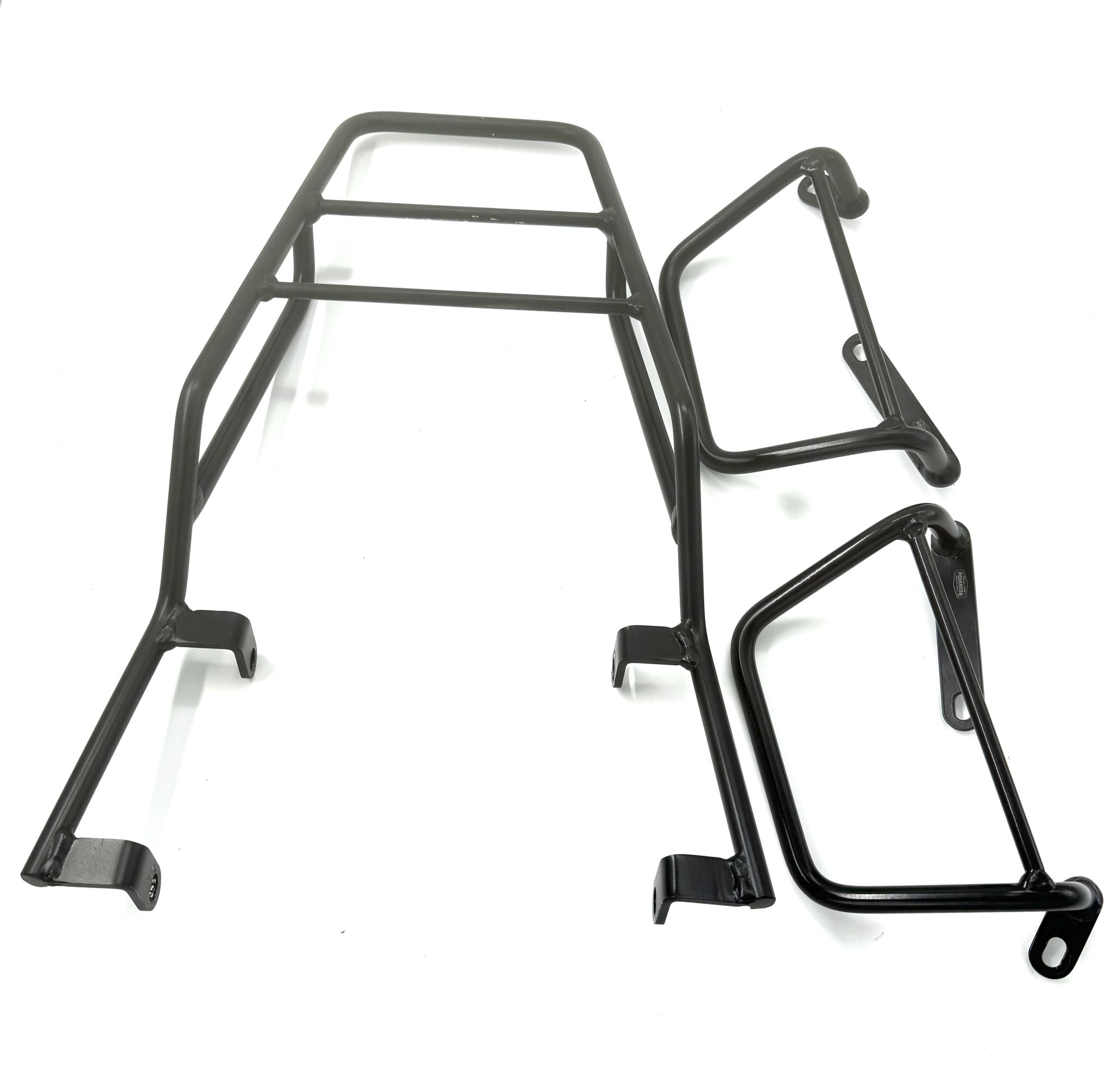 Full set Rear luggage carrier and racks for saddlebags Triumph 400X ...