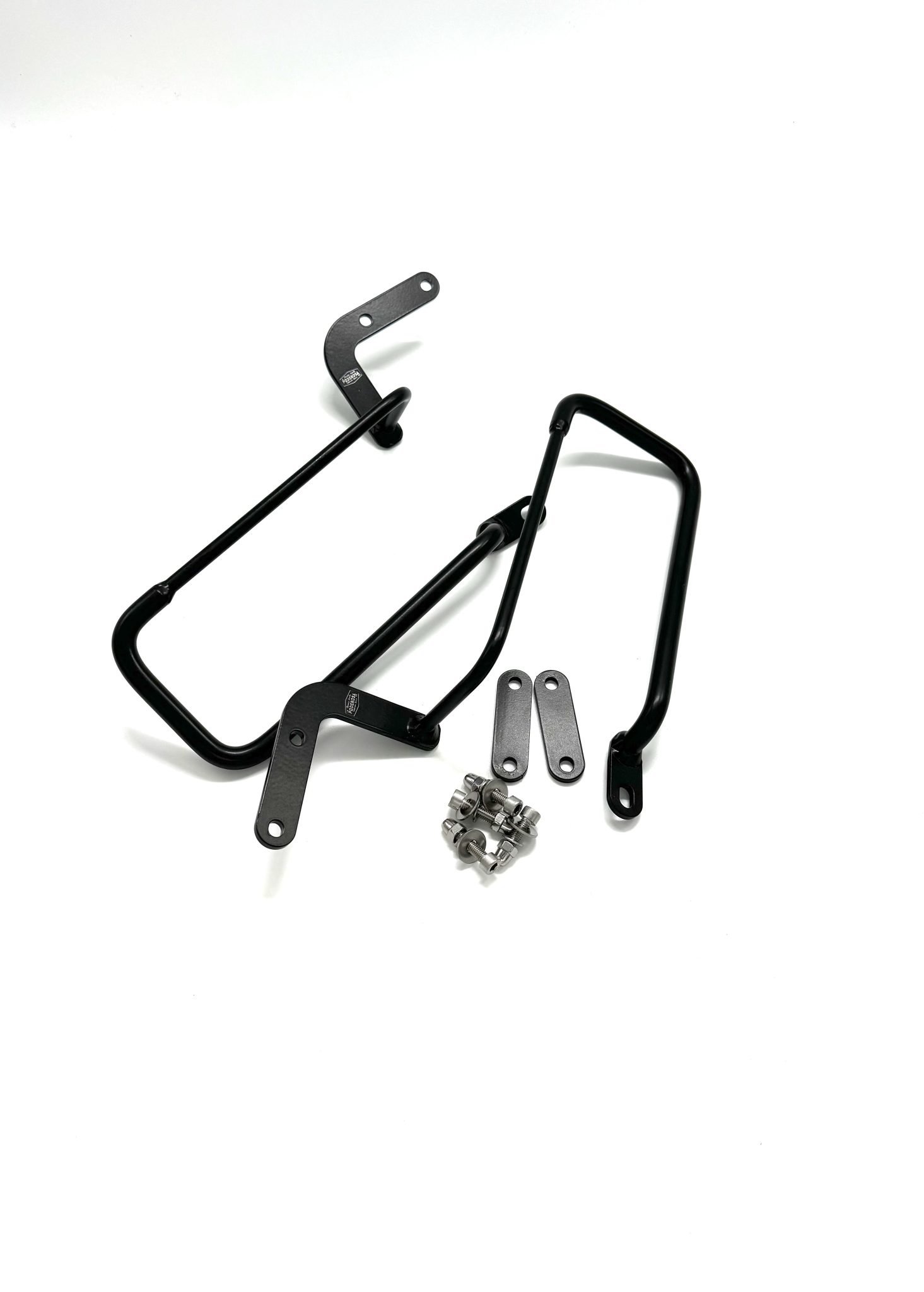 Heavy duty saddlebag rack (Both Sides) BMW R50 , R69 - Satin Black - La ...